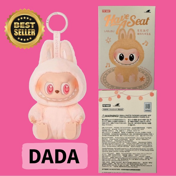 POP MART | Accessories | Authentic Nib Labubu Dada Have A Seat By Pop ...